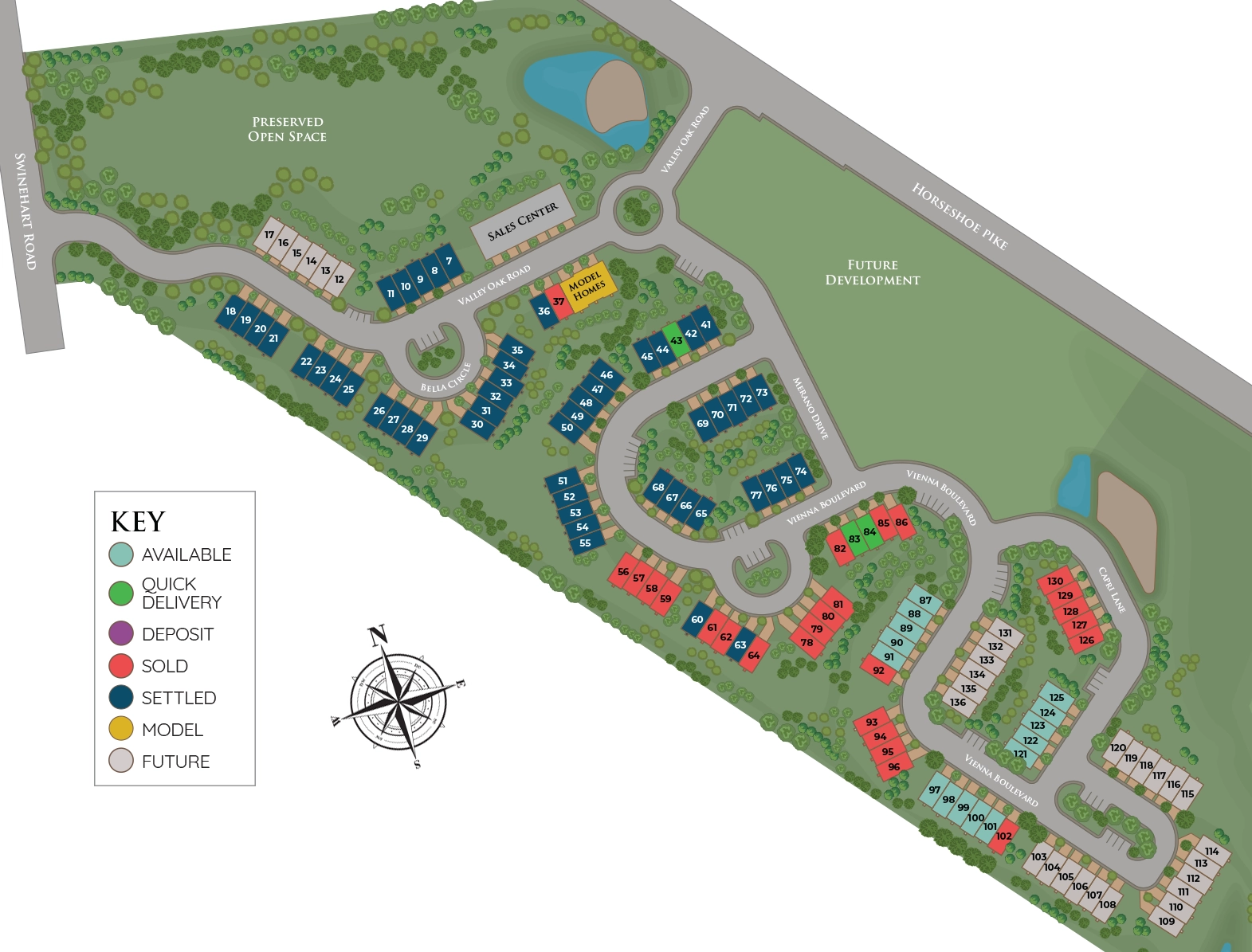 The Reserve at Cross Creek | Homes for Sale in Glenmoore, PA
